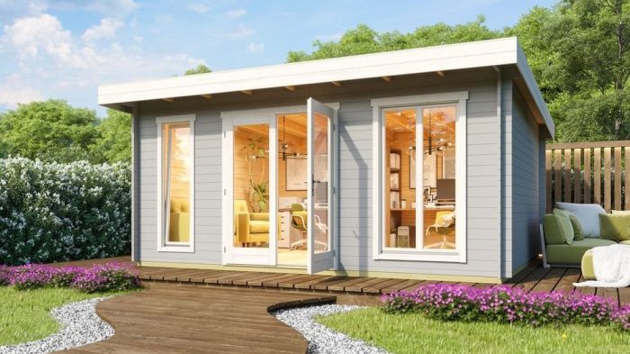 Attefallshus med Bastu & Relax (Bastustuga) – Husfrid